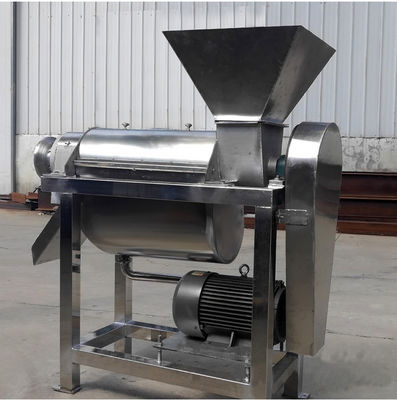 Spiral Fruit Vegetable Processing Machine 410rpm Fruit Juice Squeezing ...