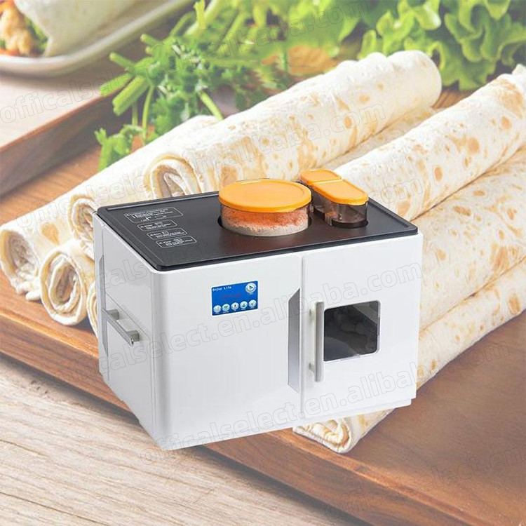 Fully Automatic roti maker chapati making machine arabic pita bread machine